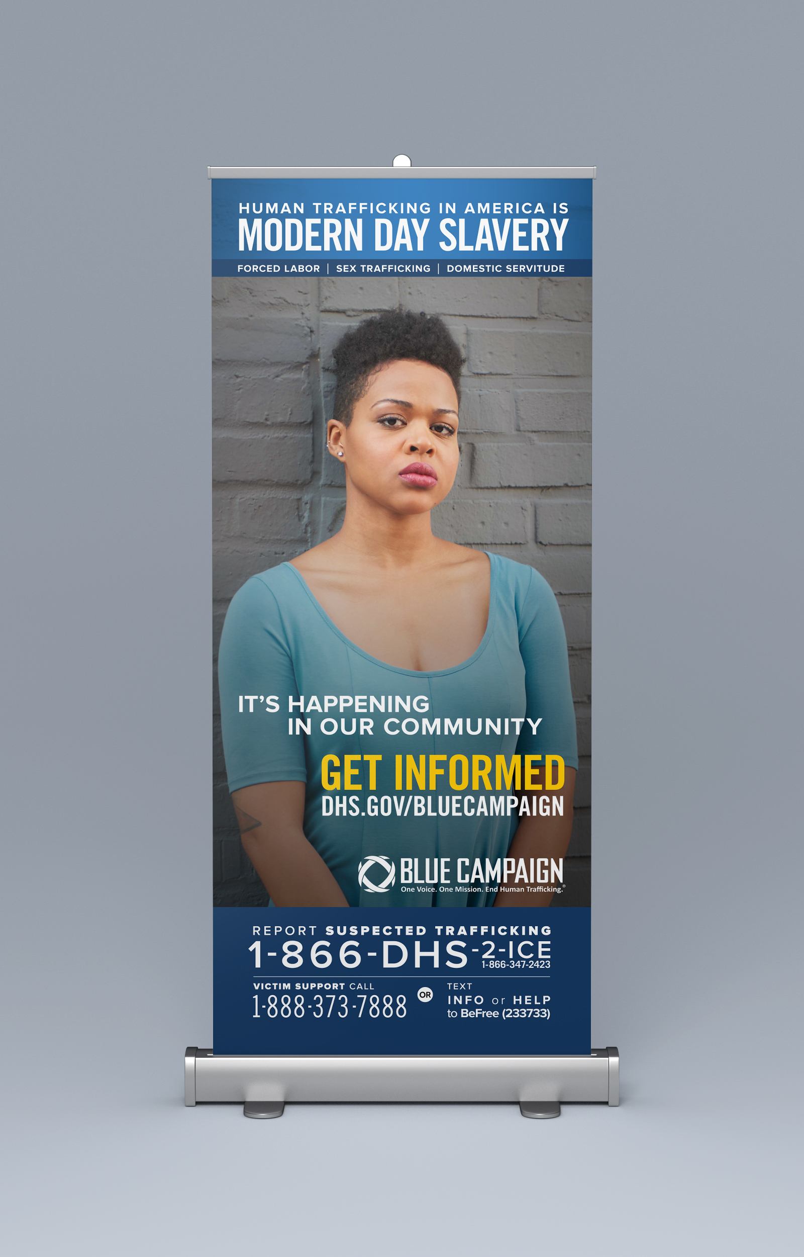 The Blue Campaign | Aleman Creates