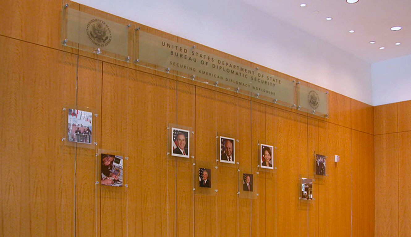 U.S. Department of State Lobby Display | Aleman Creates